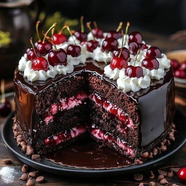 Black Forest Cake: Simfoni Cokelat, Ceri, dan Krim yang Menggoda